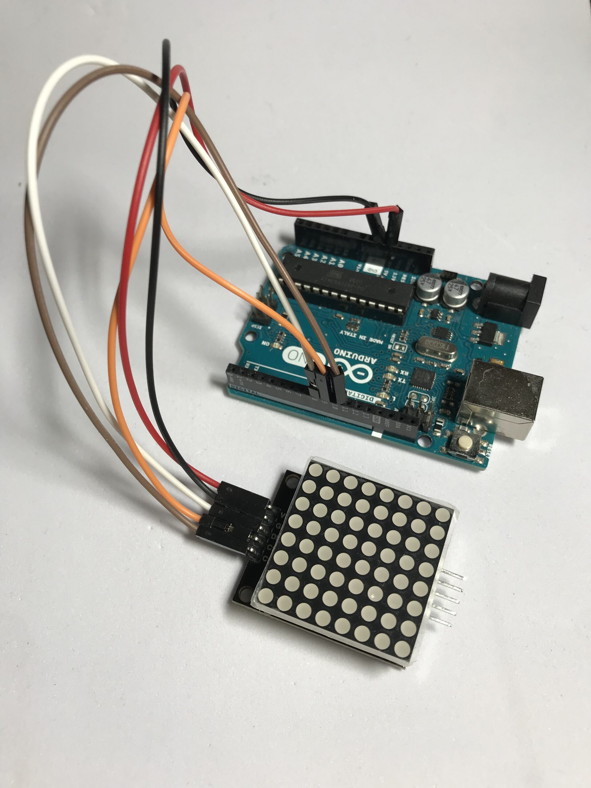 【Arduino】 LEDドットマトリックスモジュール - えむ笑会